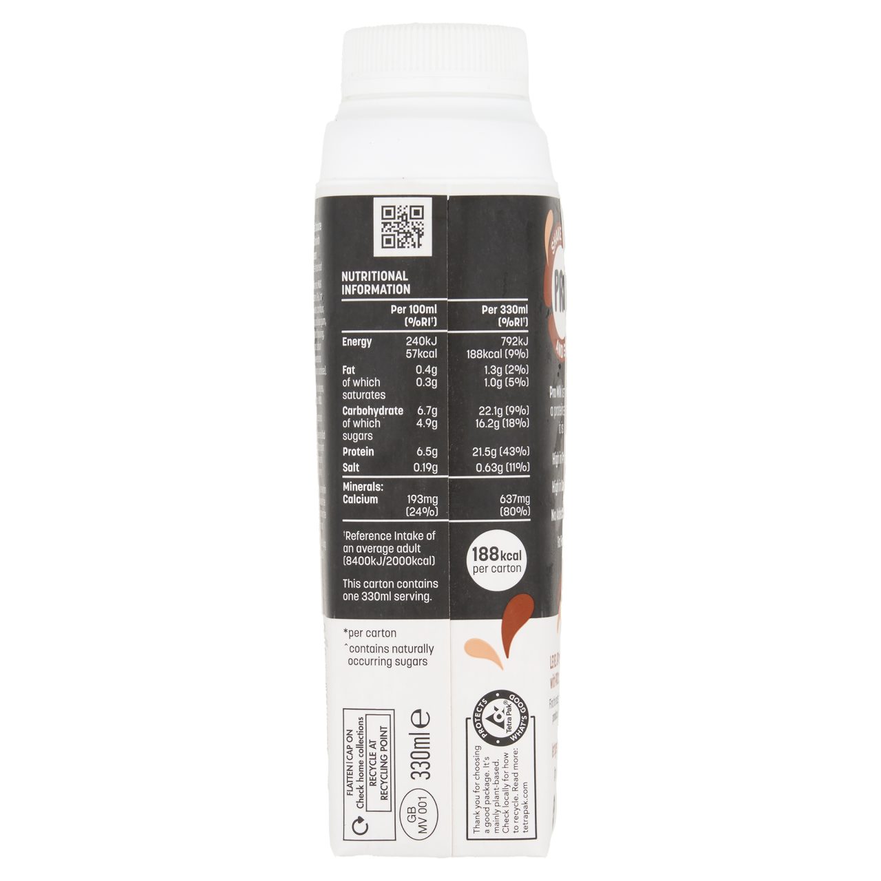 Pro Mlk Chocolate Protein Shake 330ml - Pro Mlk